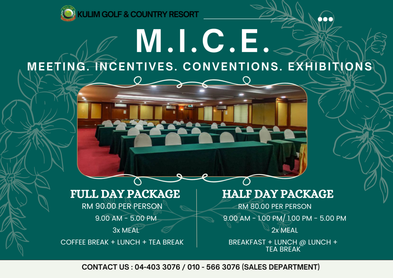 MEET & EVENT - KTPC Resort Development Sdn. Bhd. (KRDSB)